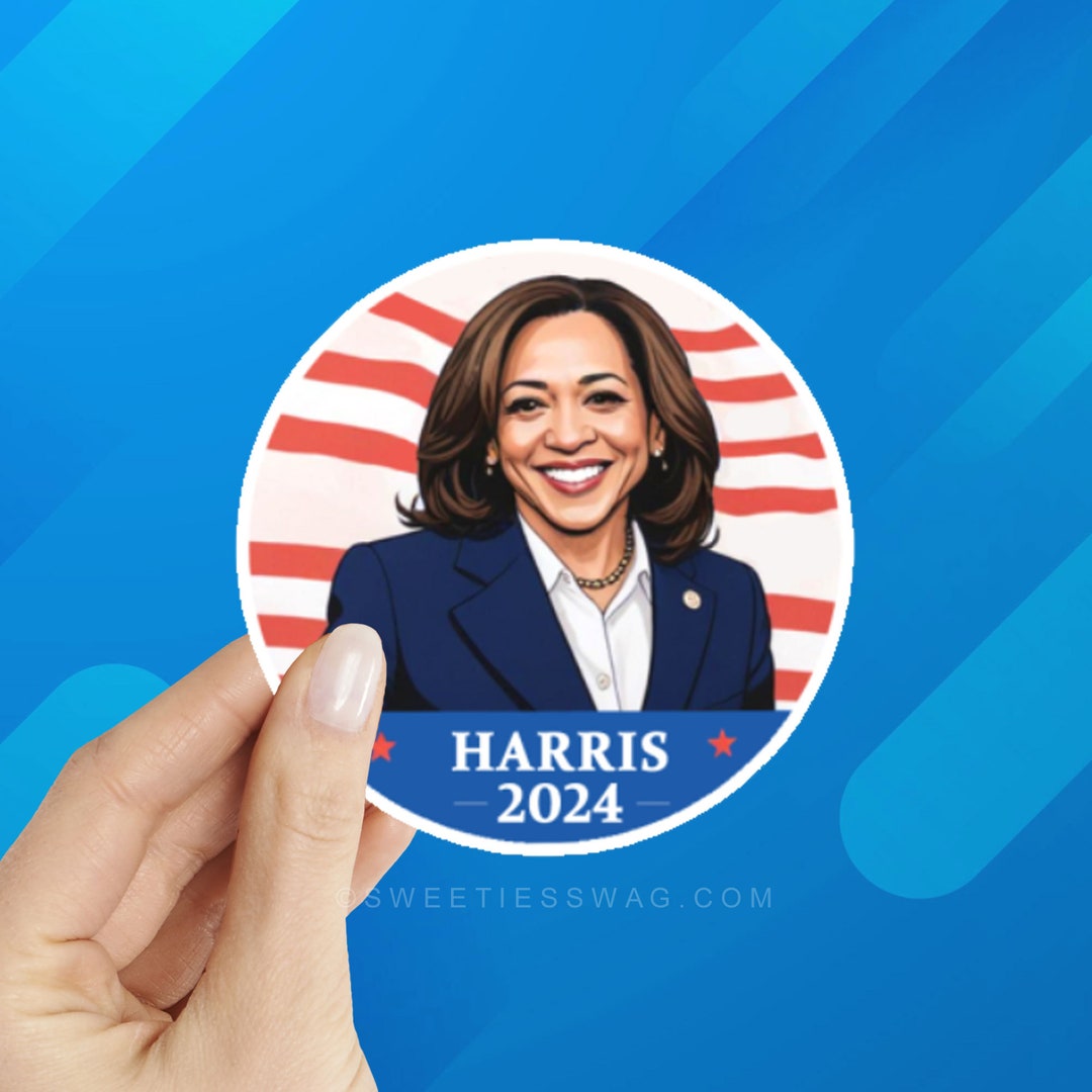 Kamala Harris 2024 Waterproof Laptop Water Bottle Vinyl Sticker - Etsy