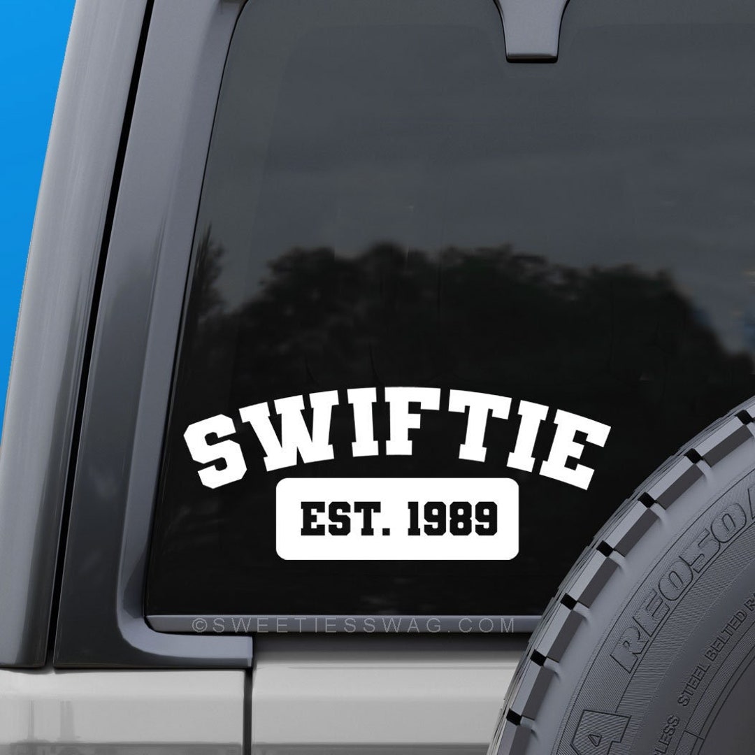 Swiftie EST 1989 Taylor Car Window Sticker Decal, Vinyl, Waterproof - Etsy