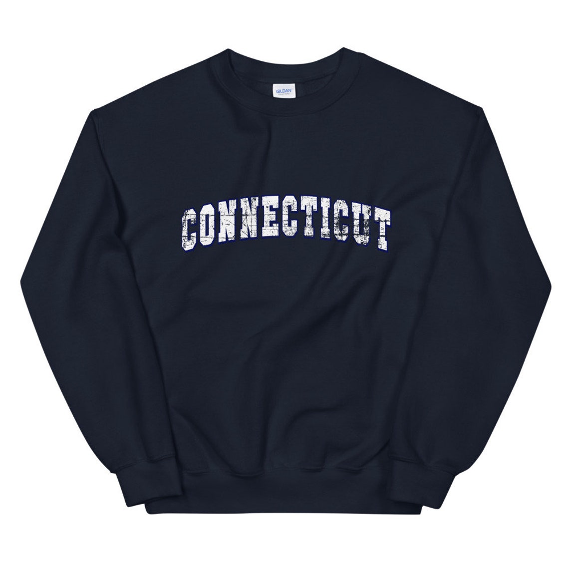 Connecticut Varsity Letter Unisex Crewneck Sweatshirt - Etsy