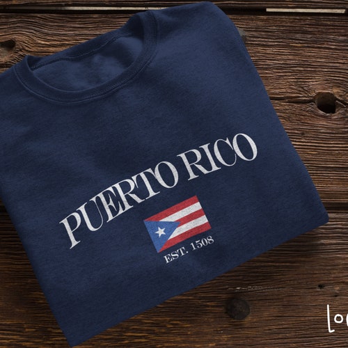 Puerto Rico Flag Sweatshirt Puerto Rico Shirt Puerto Rico | Etsy