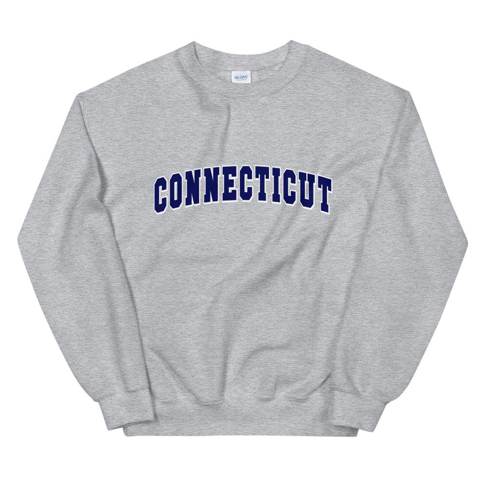 Connecticut Varsity Letter Unisex Crewneck Sweatshirt | Etsy