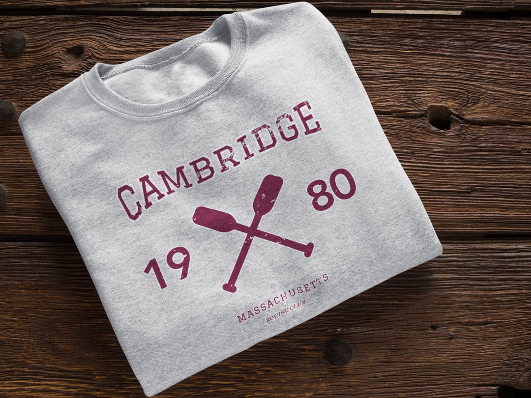 Cambridge Massachusetts Rowing Club Sweatshirt: Vintage Style Crewneck ...