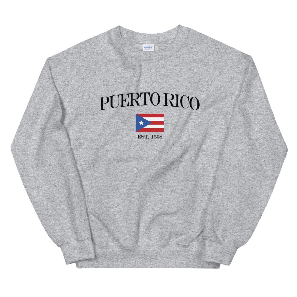 Puerto Rico Flag Sweatshirt Puerto Rico Shirt Puerto Rico | Etsy