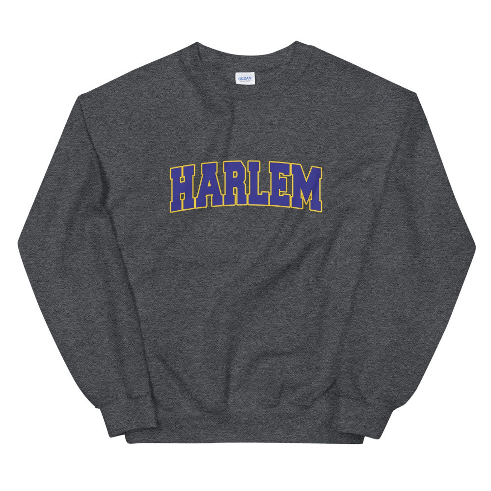 Harlem Unisex Sweatshirt | Harlem New York Varsity Letter Sweatshirt ...