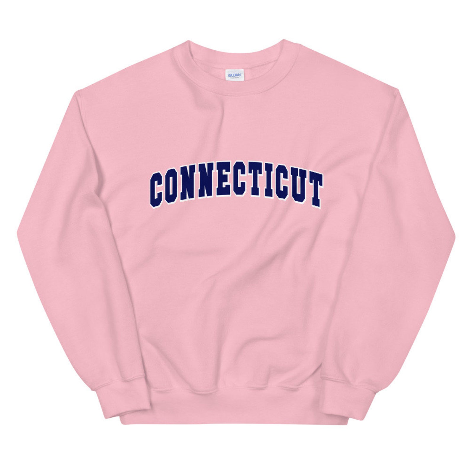 Connecticut Varsity Letter Unisex Crewneck Sweatshirt | Etsy