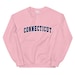 Connecticut Varsity Letter Unisex Crewneck Sweatshirt - Etsy