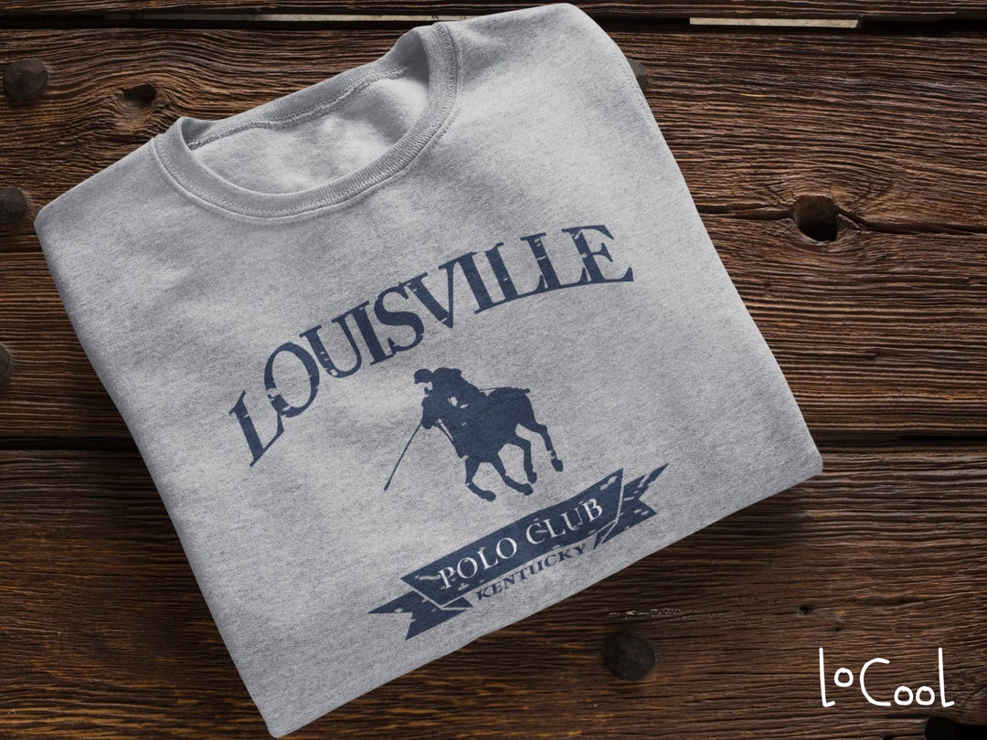 Louisville Kentucky Polo Club Sweatshirt: Unisex Vintage Style Crewneck ...
