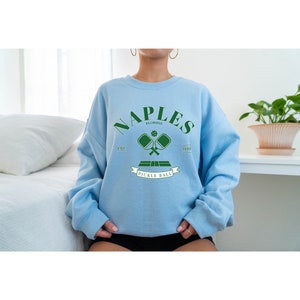 Naples Pickleball Sweatshirt, Florida Crewneck, Gift for Pickleball ...
