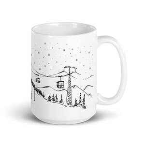 Vail Ski Lift Coffee Mug - Colorado Mountain Cup, Ski Resort - Etsy