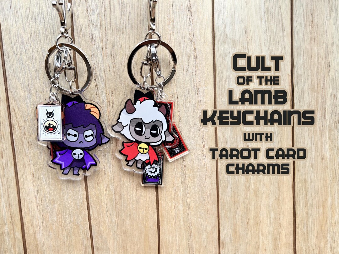 Cult of the Lamb Acrylic Keychains - Etsy