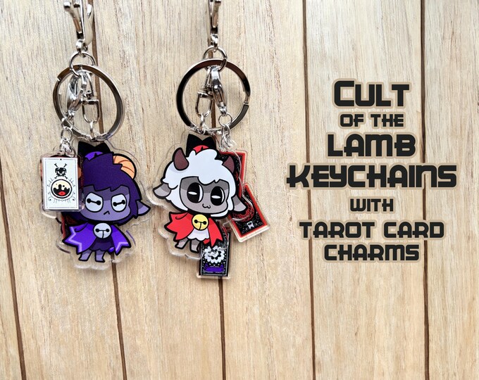 Cult of the Lamb Acrylic Keychains - Etsy