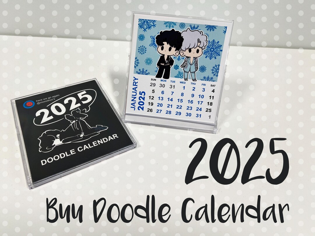 2025 Doodle Calendar - Etsy