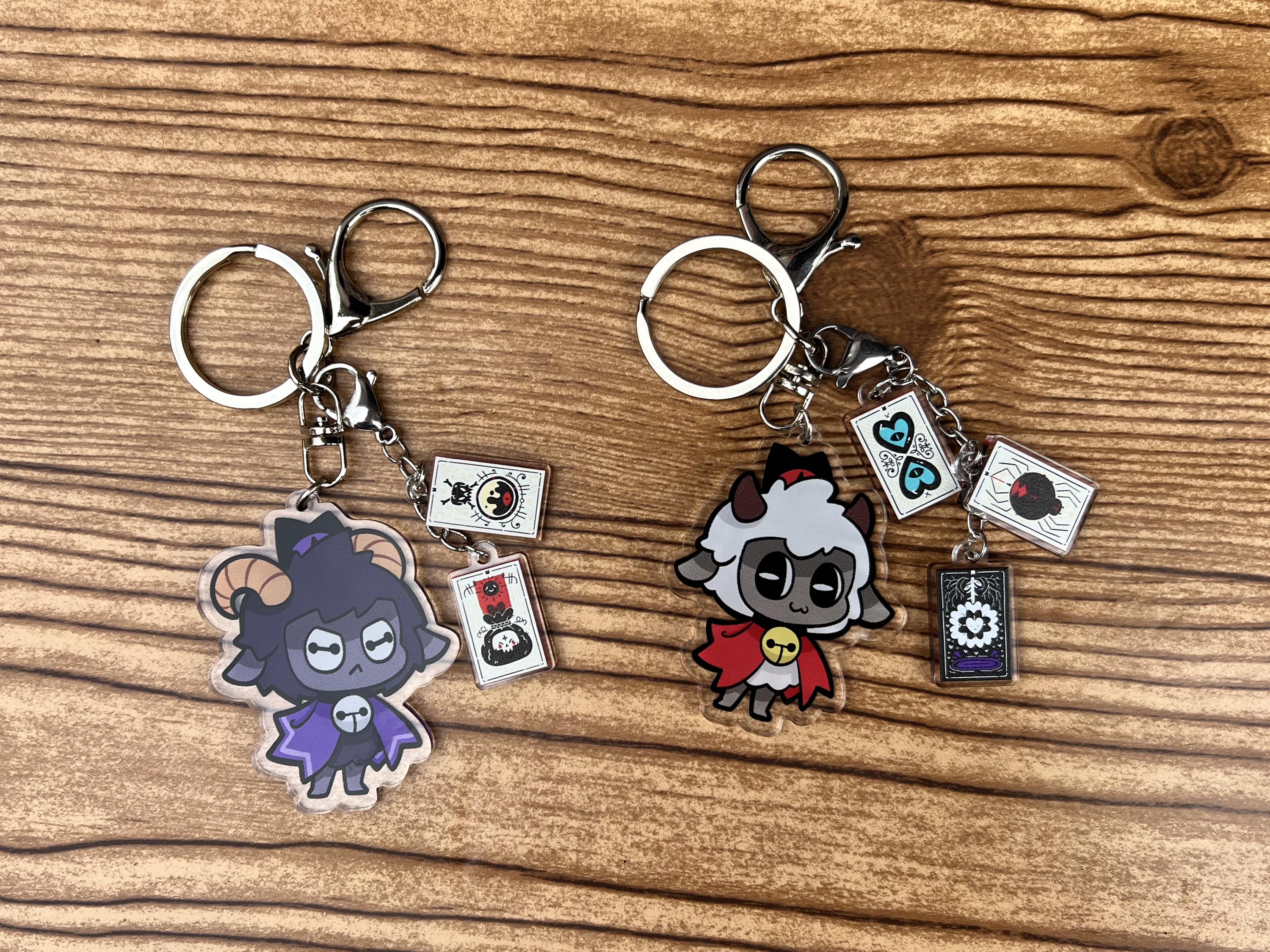 Cult of the Lamb Acrylic Keychains - Etsy