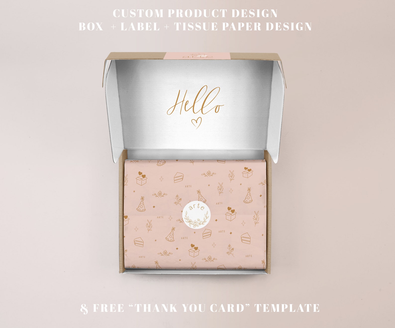 Custom Label Designpersonalized Product Packagingbrand | Etsy