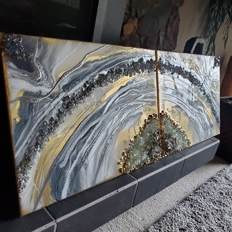 Geode Art - Etsy