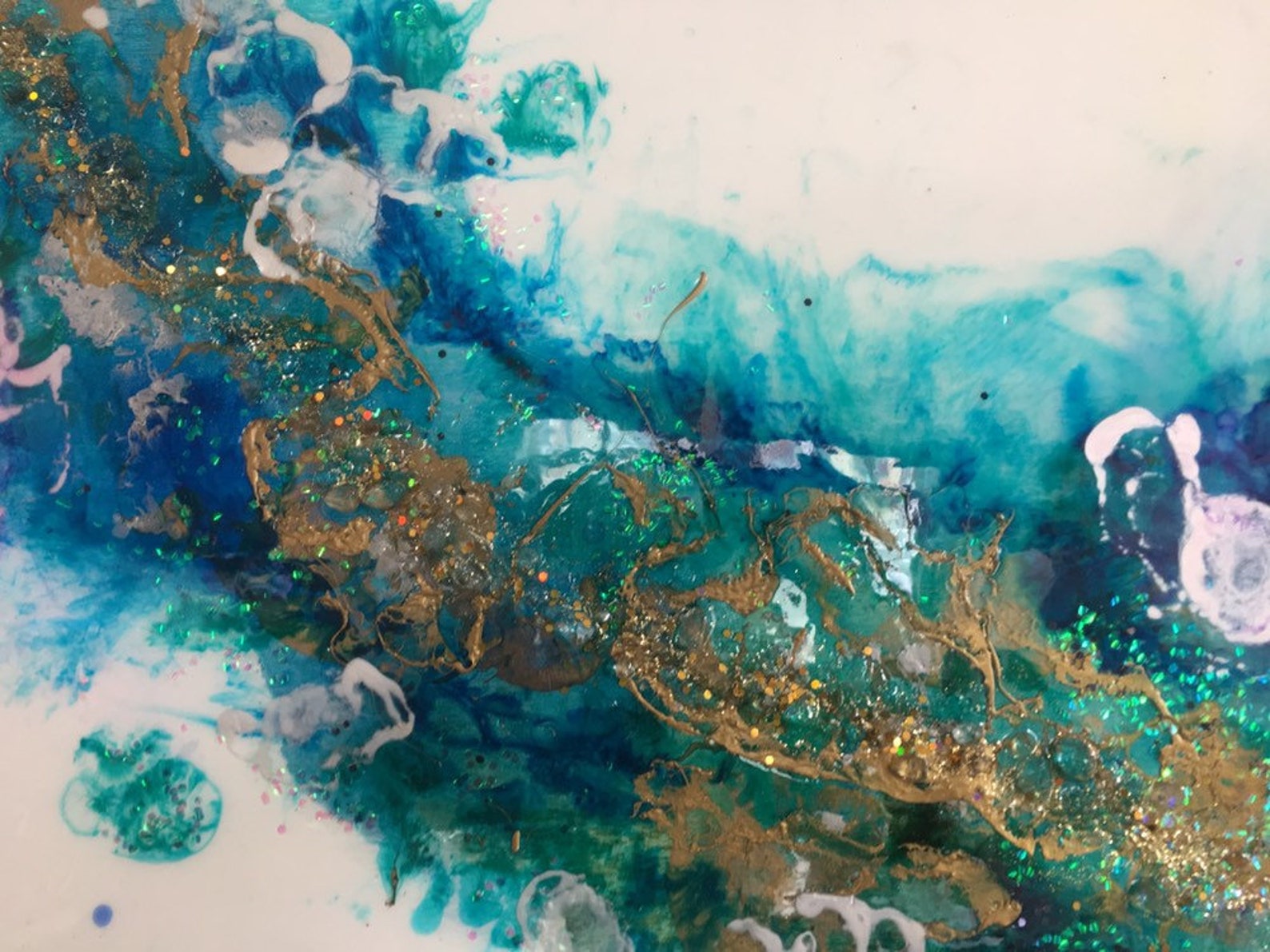 Resin Painting Abstract Art Modern Art Acrylic Art - Etsy