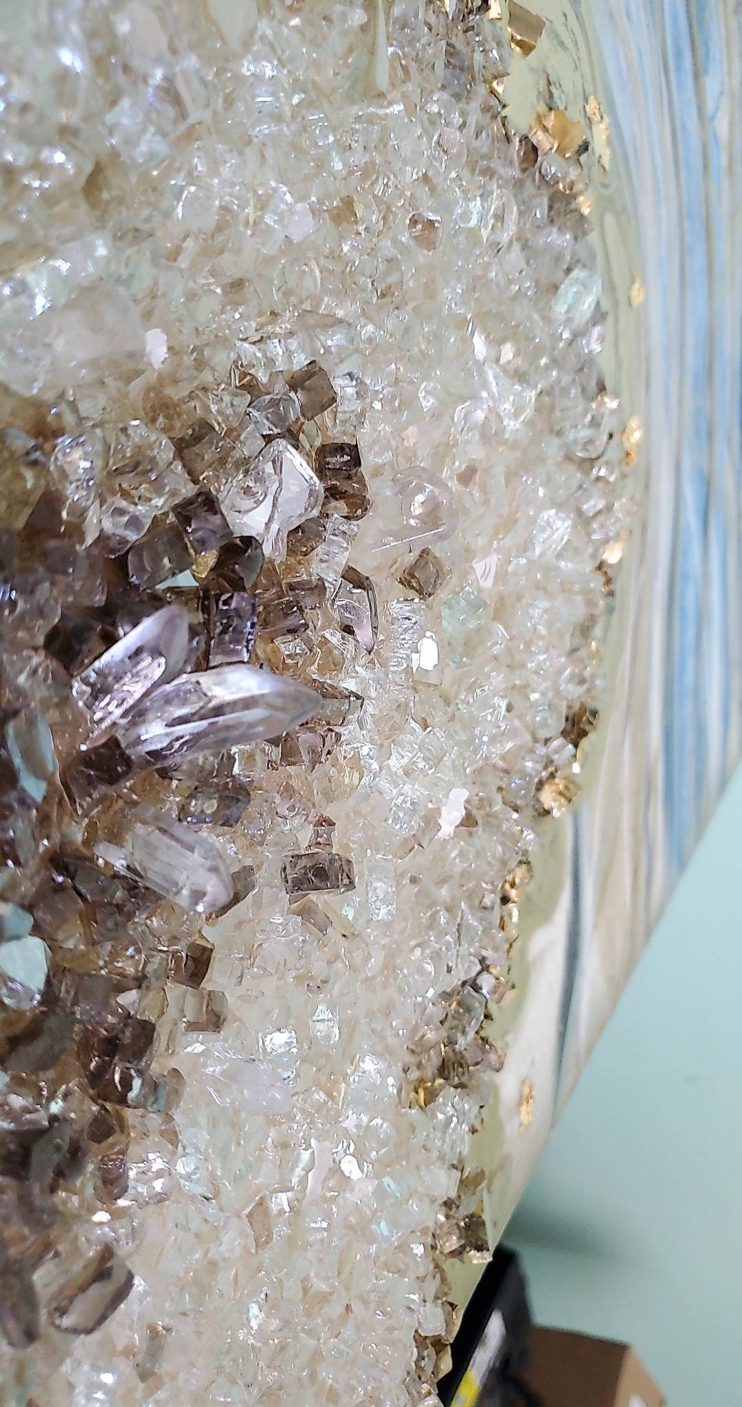 3 Piece Geode / Resin Geode / Resin Art / Modern Art / Luxury - Etsy