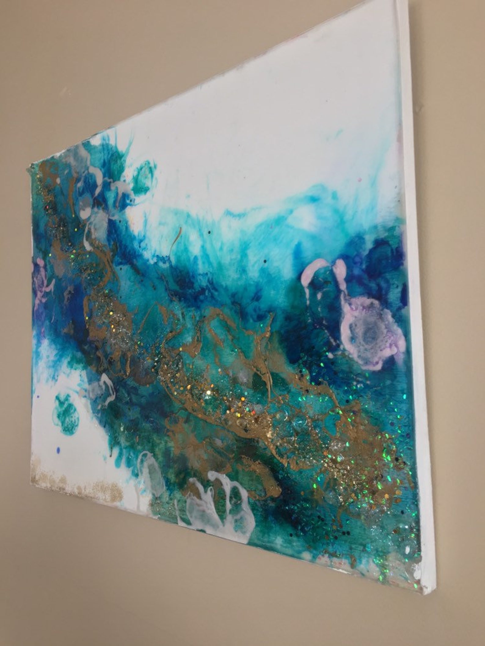 Resin Painting Abstract Art Modern Art Acrylic Art - Etsy