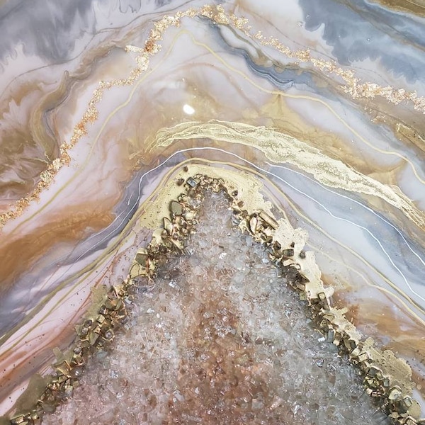 Geode Painting - Etsy