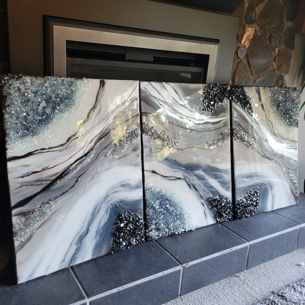 Epoxy Resin Wall Art - Etsy
