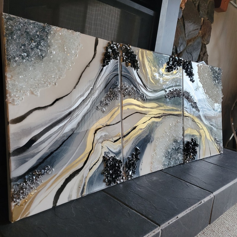 Geode Wall Art - Etsy