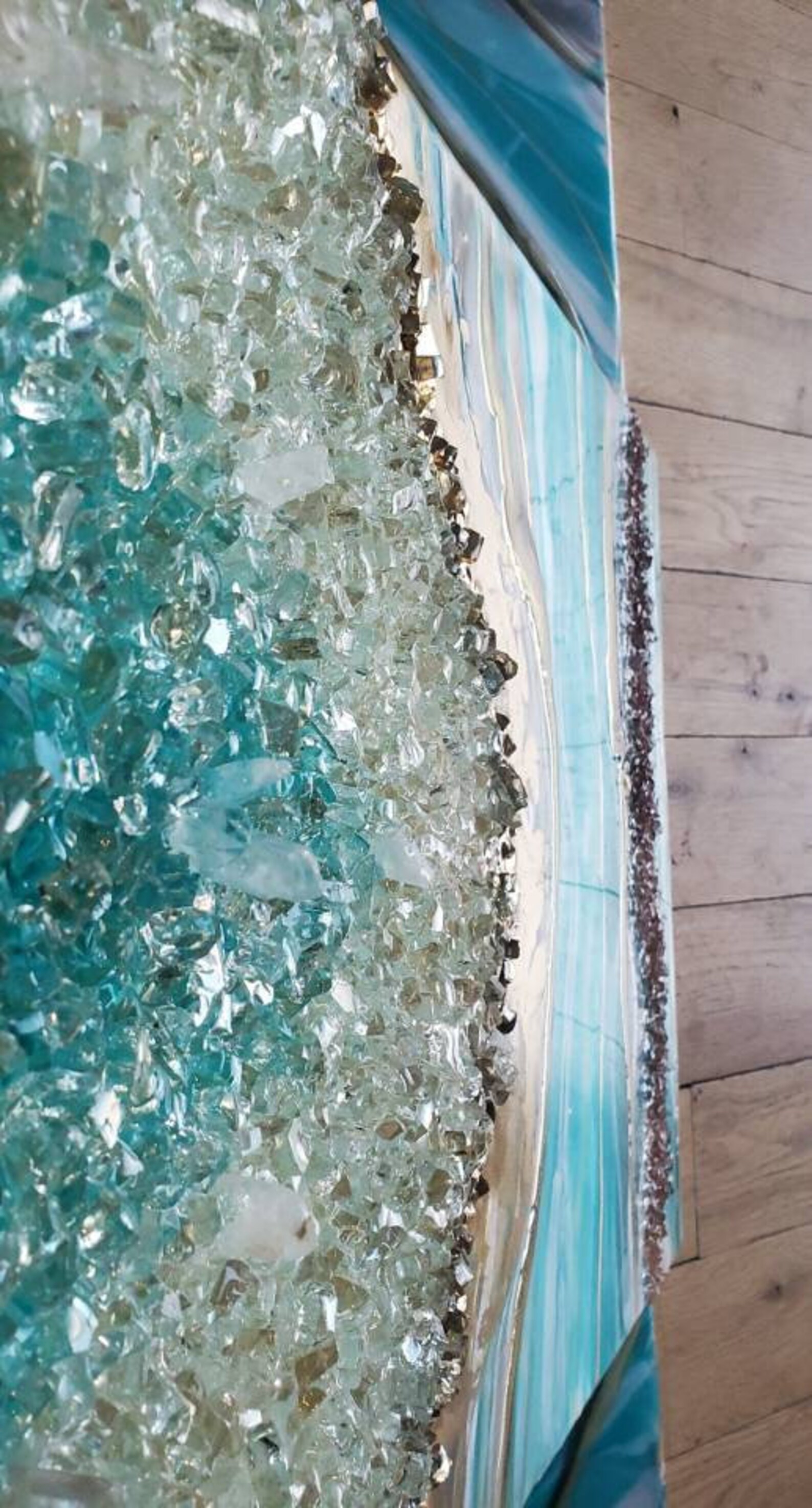 Teal Geode / Ocean Geode / Blue Geode /resin Geode / Geode - Etsy