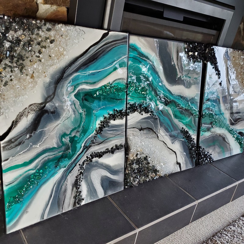 Resin Art Wall Art - Etsy