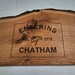 Entering Chatham Massachusetts Live Edge Oak Sign, Striped Bass - Etsy