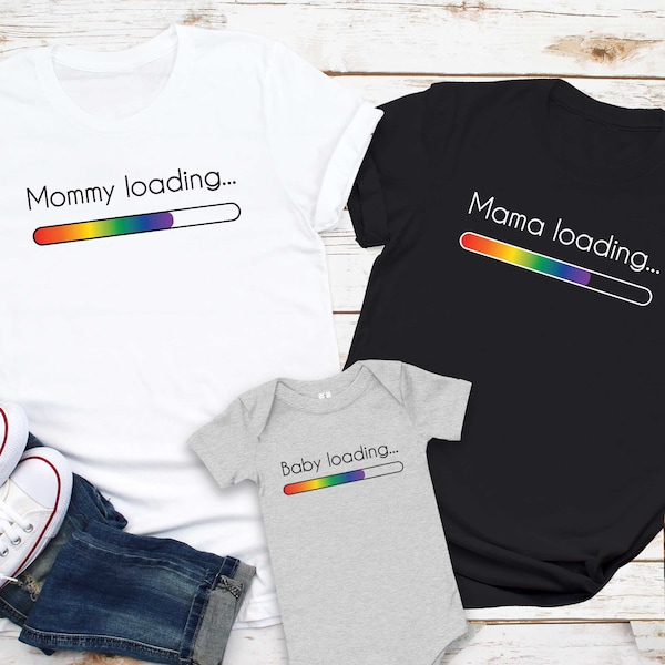 Rainbow Loading Shirt - Etsy