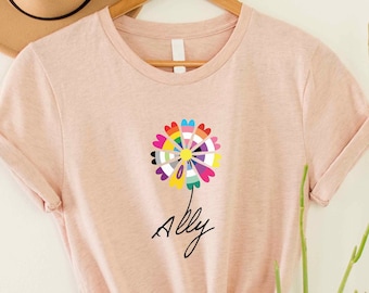 Lgbtq Ally T Shirt - Etsy