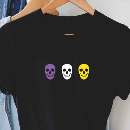 Non-binary Pride Flag Skater Skirt Enby Enbies Striped | Etsy