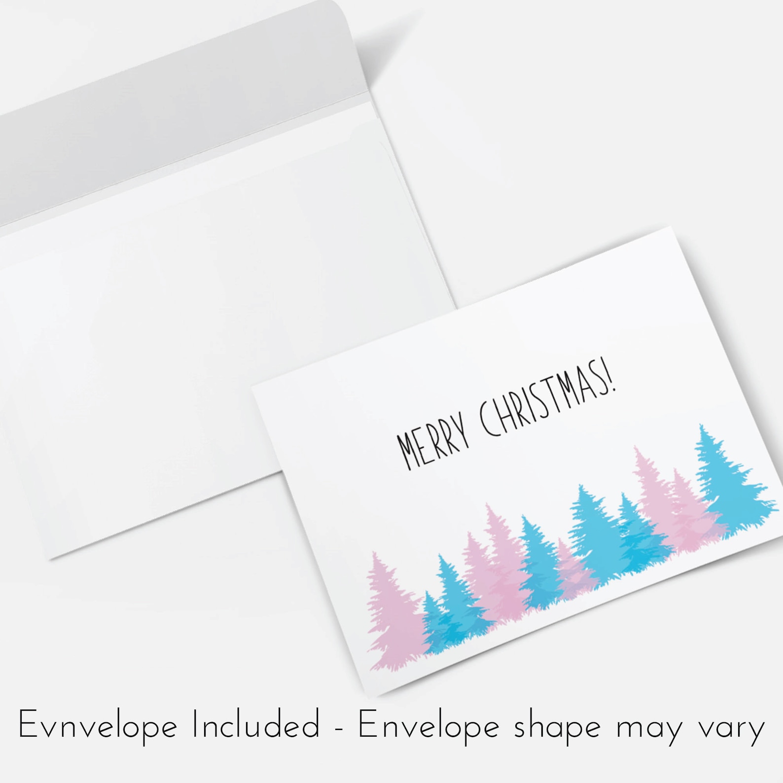 LGBTQ Transgender Christmas Trees Card Merry Christmas Trans - Etsy UK