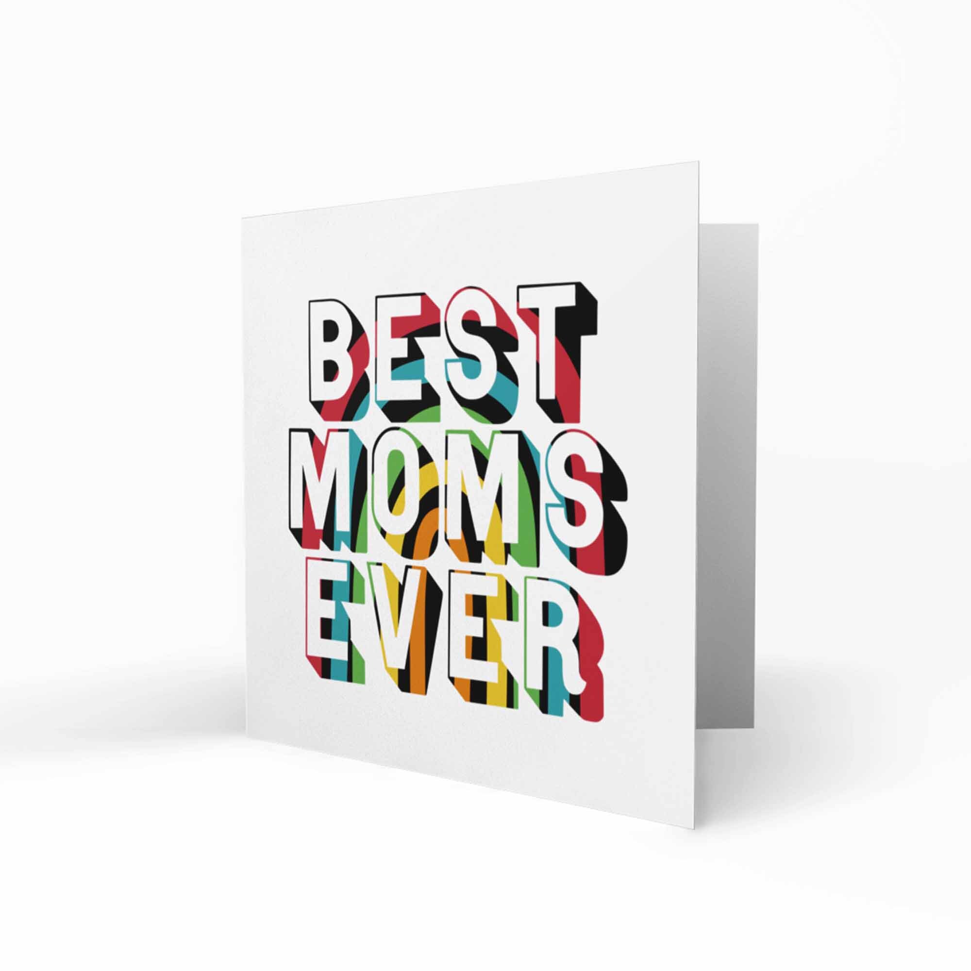 Best Moms Ever Lesbian Mothers Day Card Two Moms Mothers Day Etsy