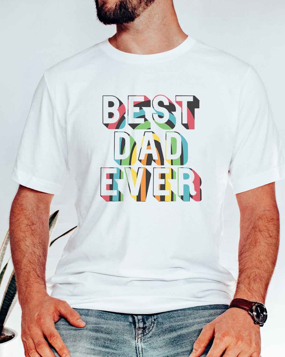Best Dad Ever Rainbow Pride Fathers Day Shirt, Gay Two Dad LGBTQ Custom ...