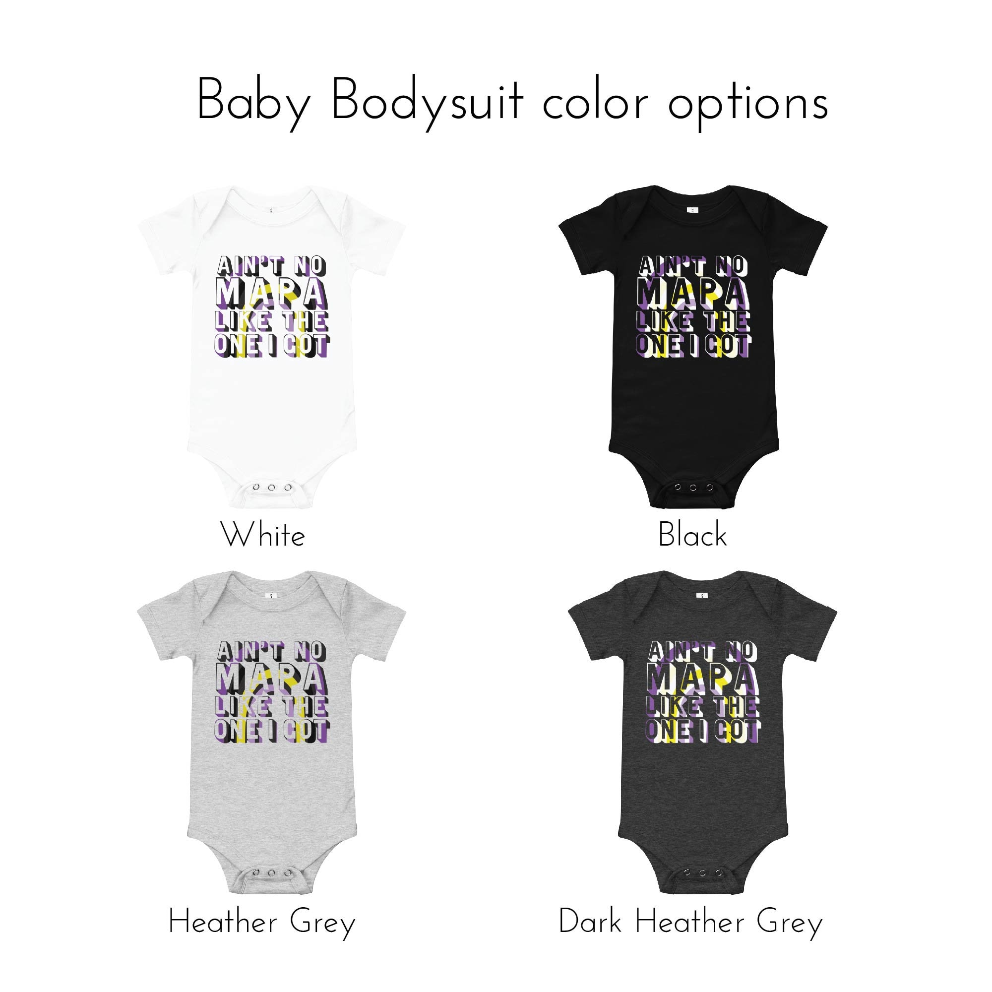 LGBTQ MAPA (mama Papa) Nonbinary Family Set, Enby Parent, NB Mother's ...