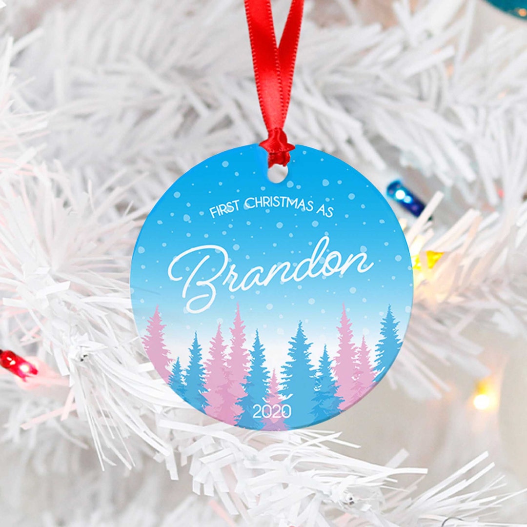 Transgender Christmas Ornament, Trans Name Change Ornament, FTM or MTF ...