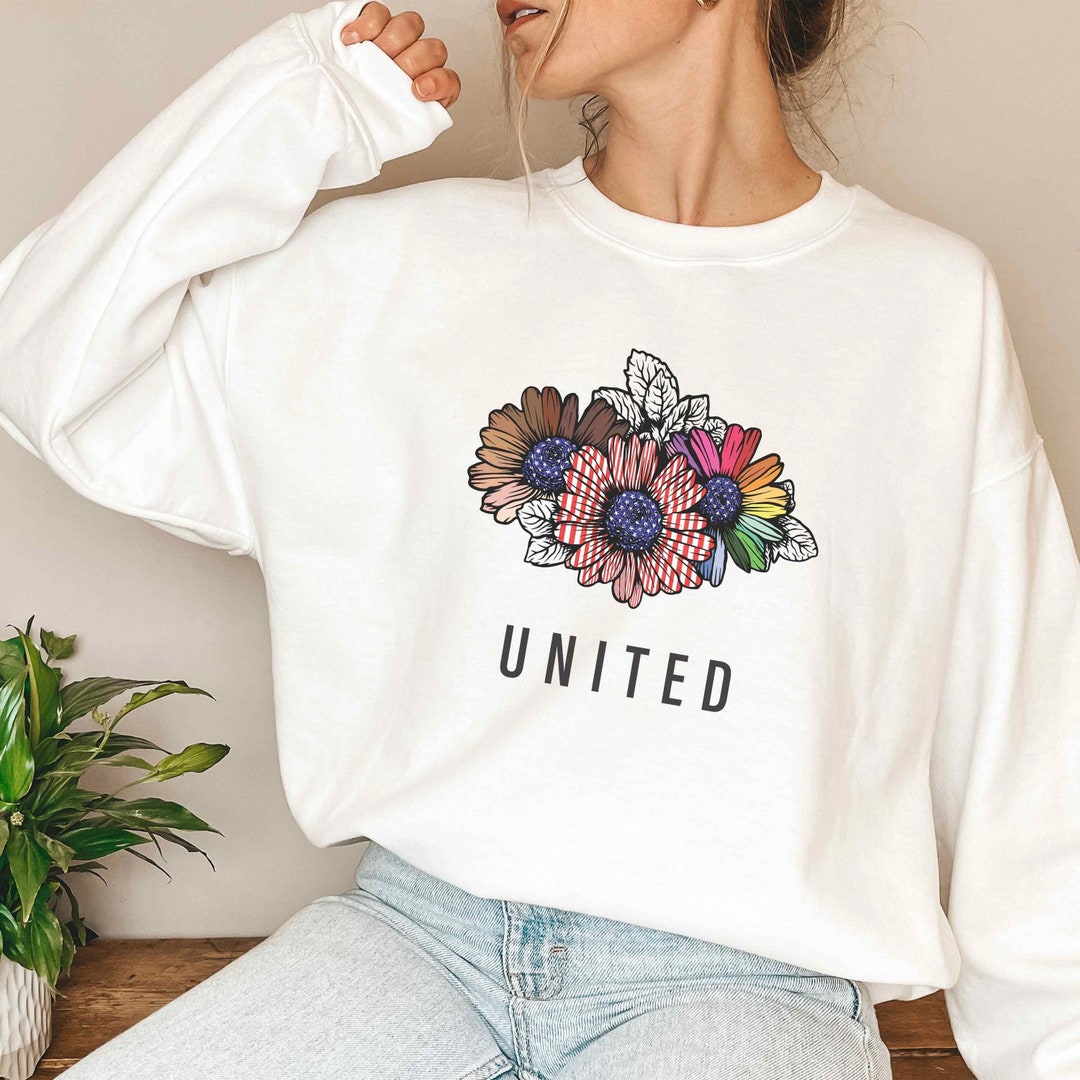 Sunflower United Rainbow BIPOC Pride Sweatshirt for Gay Pride Sweater ...