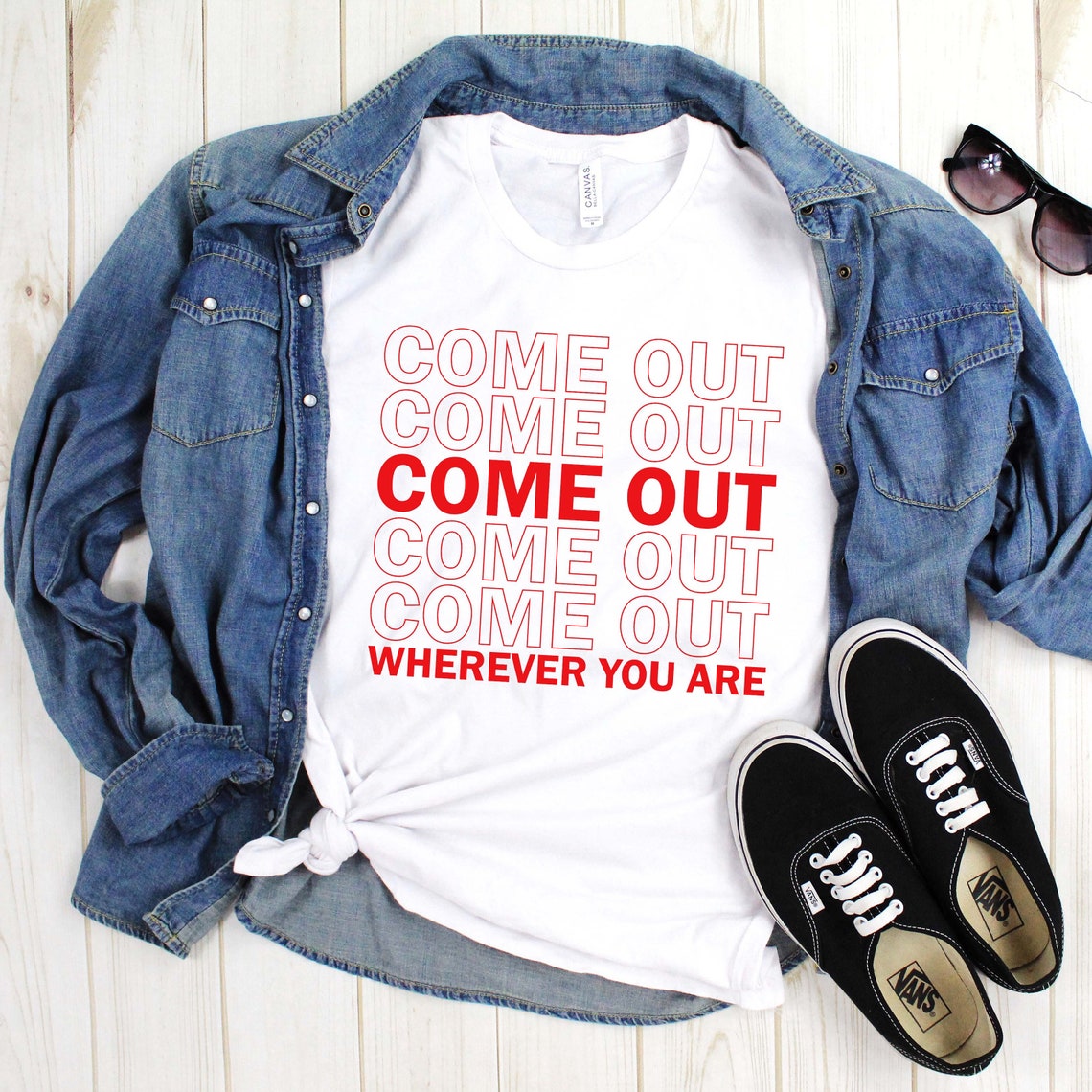 Come Out WHEREVER You Are LGBTQ Pride Shirt Gay Pride Tee | Etsy