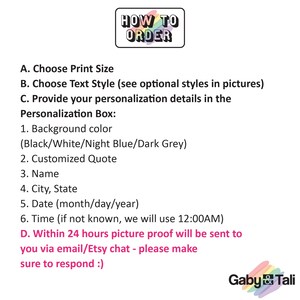 Custom by Date Nonbinary Flag Star Map Poster, Subtle Queer Enby Pride ...