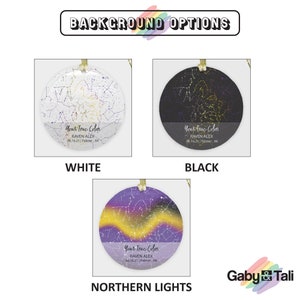 Custom by Date Nonbinary Star Map Ornament for Nonbinary Name Change ...