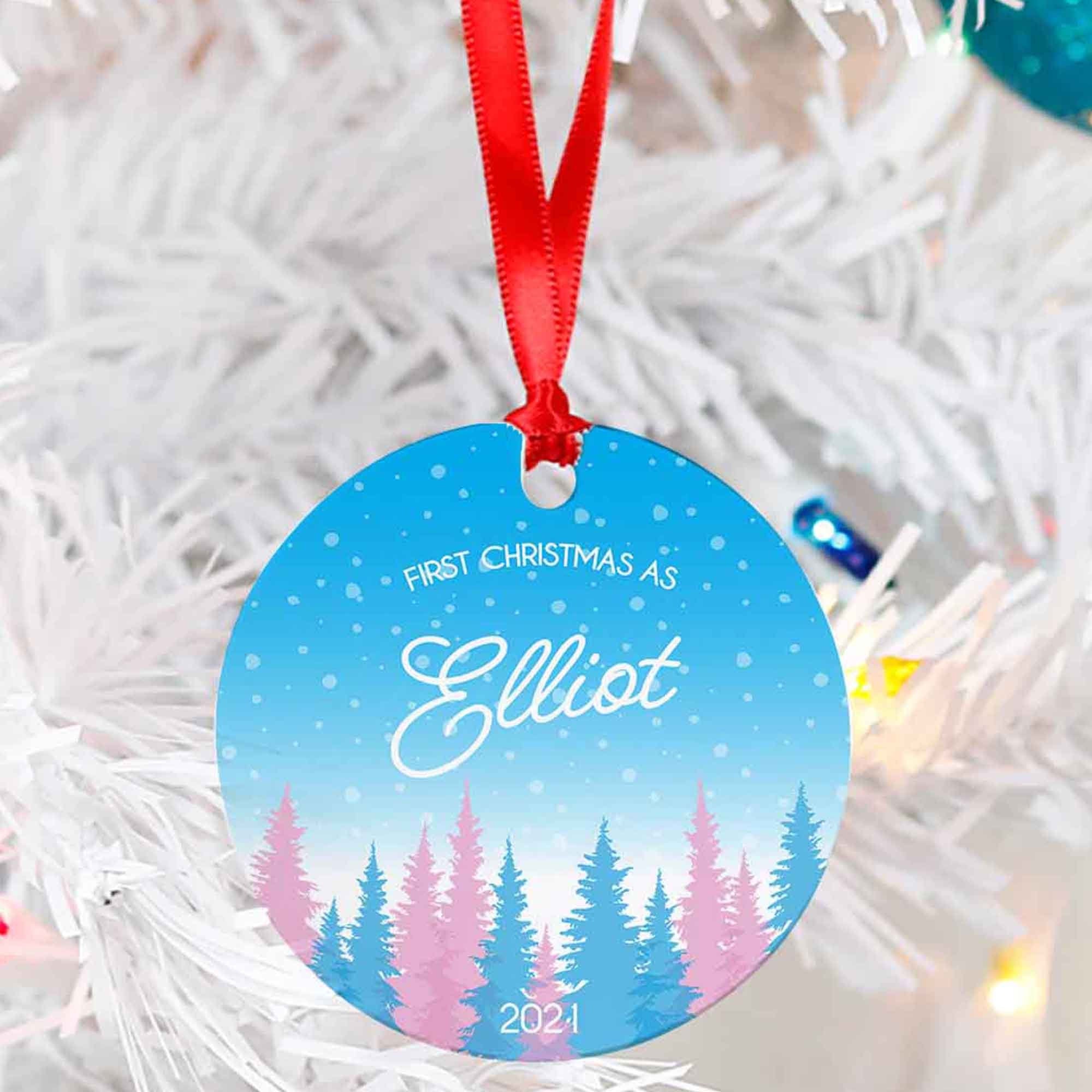 Transgender Christmas Ornament Trans Name Change Trans Flag - Etsy