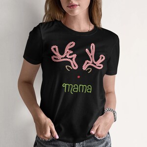 LGBTQ Family Matching Christmas Reindeer Shirt, Custom Name, Lesbian ...