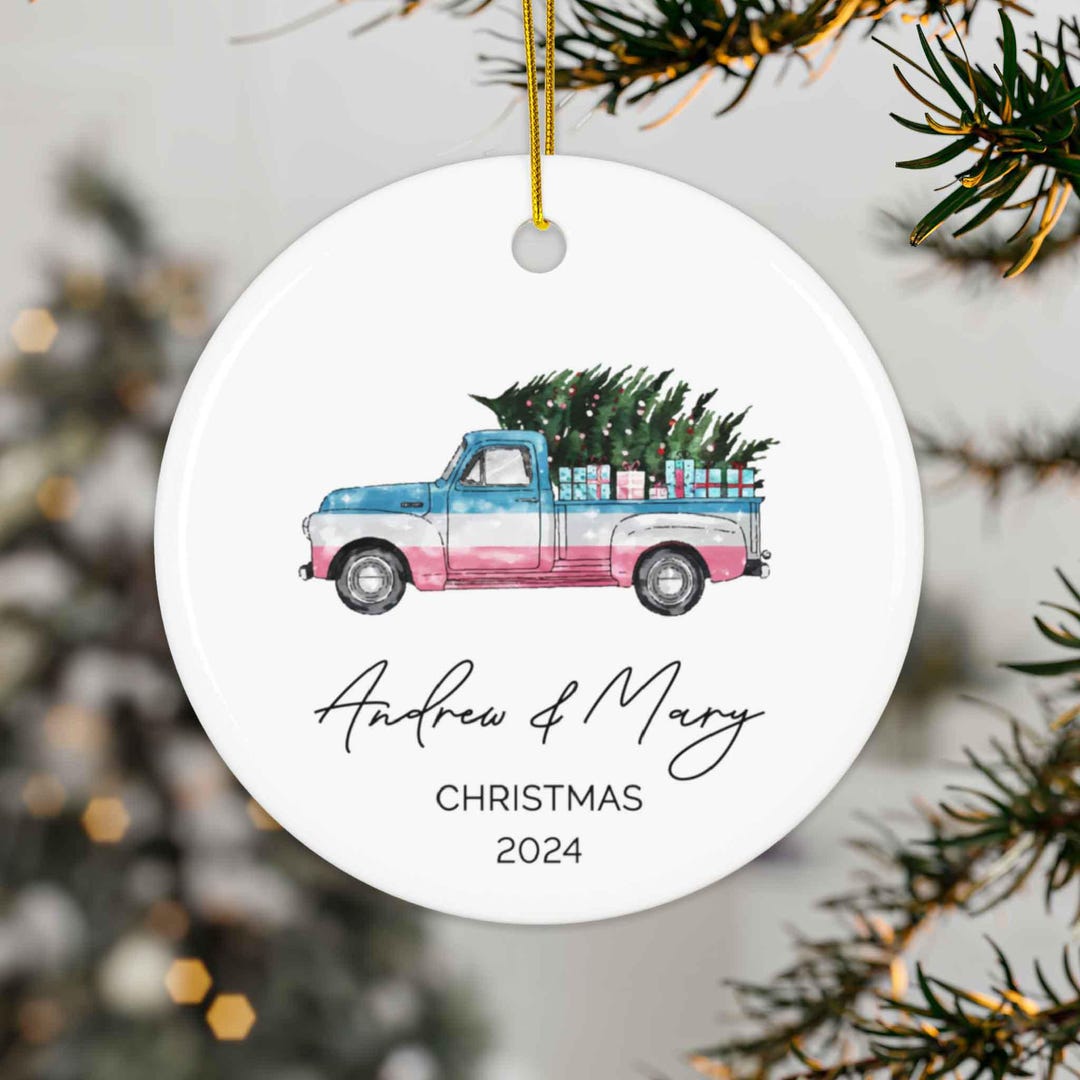 LGBTQ Transgender Couple Christmas Ornament, Trans Name Change, Trans ...