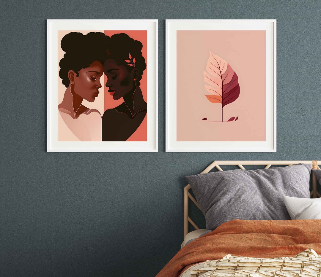 Lesbian Wall Art for LGBTQ Home Decor for Queer Art Print for Lesbian ...