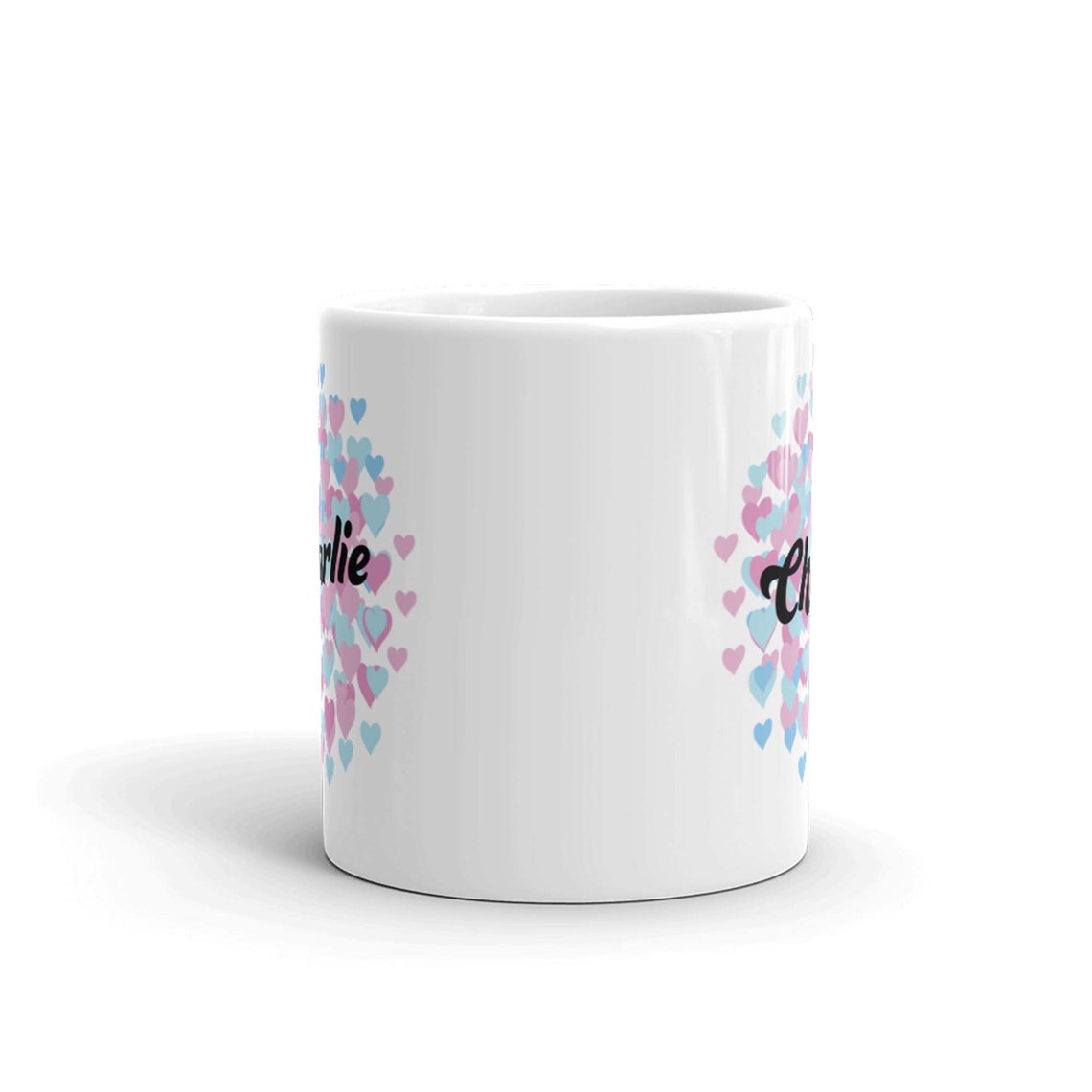 Transgender Heart Custom Name Coffee Mug LGBT Trans Flag - Etsy