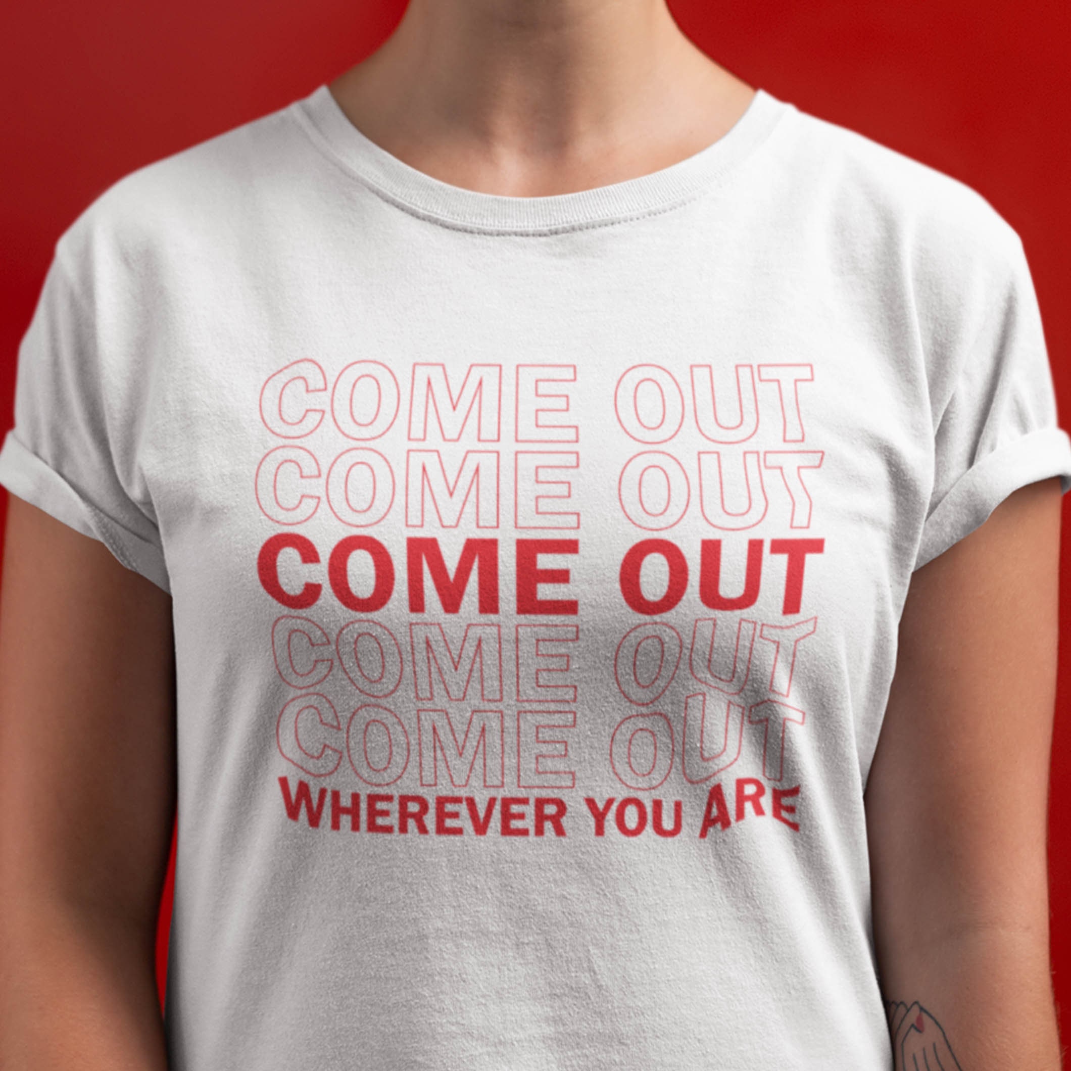 Come Out WHEREVER You Are LGBTQ Pride Shirt Gay Pride Tee | Etsy