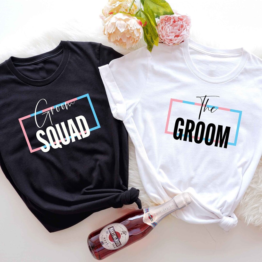 Transgender Groom & Squad Shirt, Trans FTM Bachelor Party Shirt, Trans ...