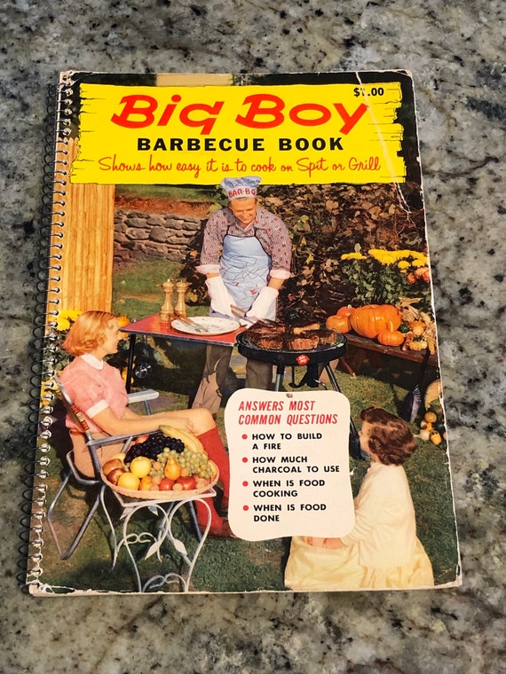 Big Boy Barbecue Book Second Edition Vintage 1957 - Etsy
