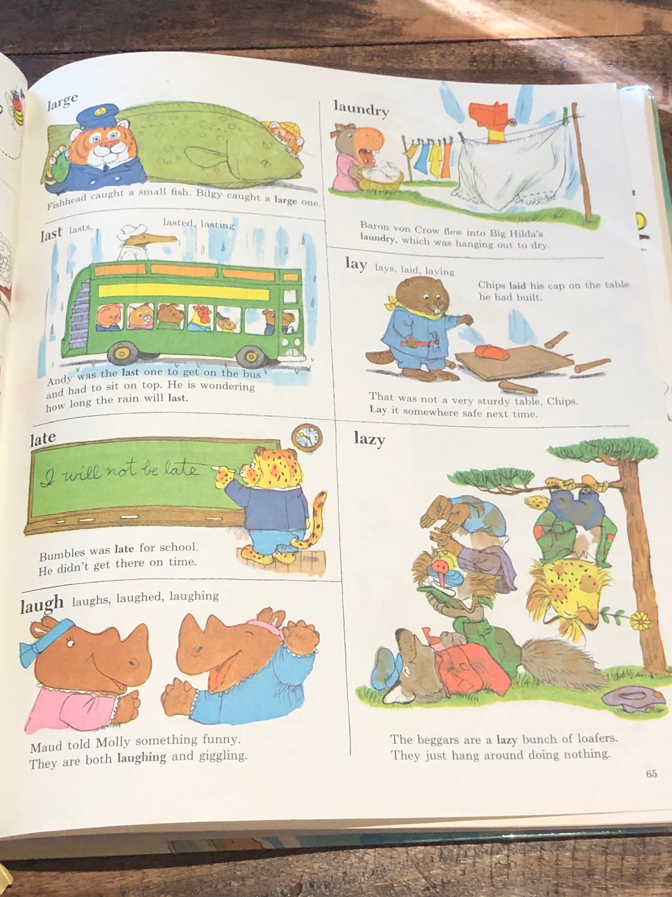 Richard Scarry’s Storybook Dictionary 1969 Edition - Etsy