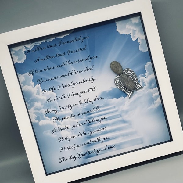 Memorial Poem Picture Frame - Etsy UK